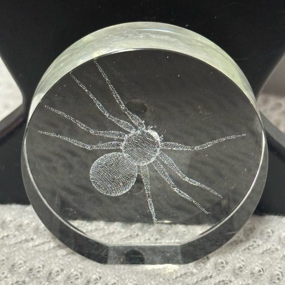 Accents | Clear Glass Spider Paperweight | Poshmark